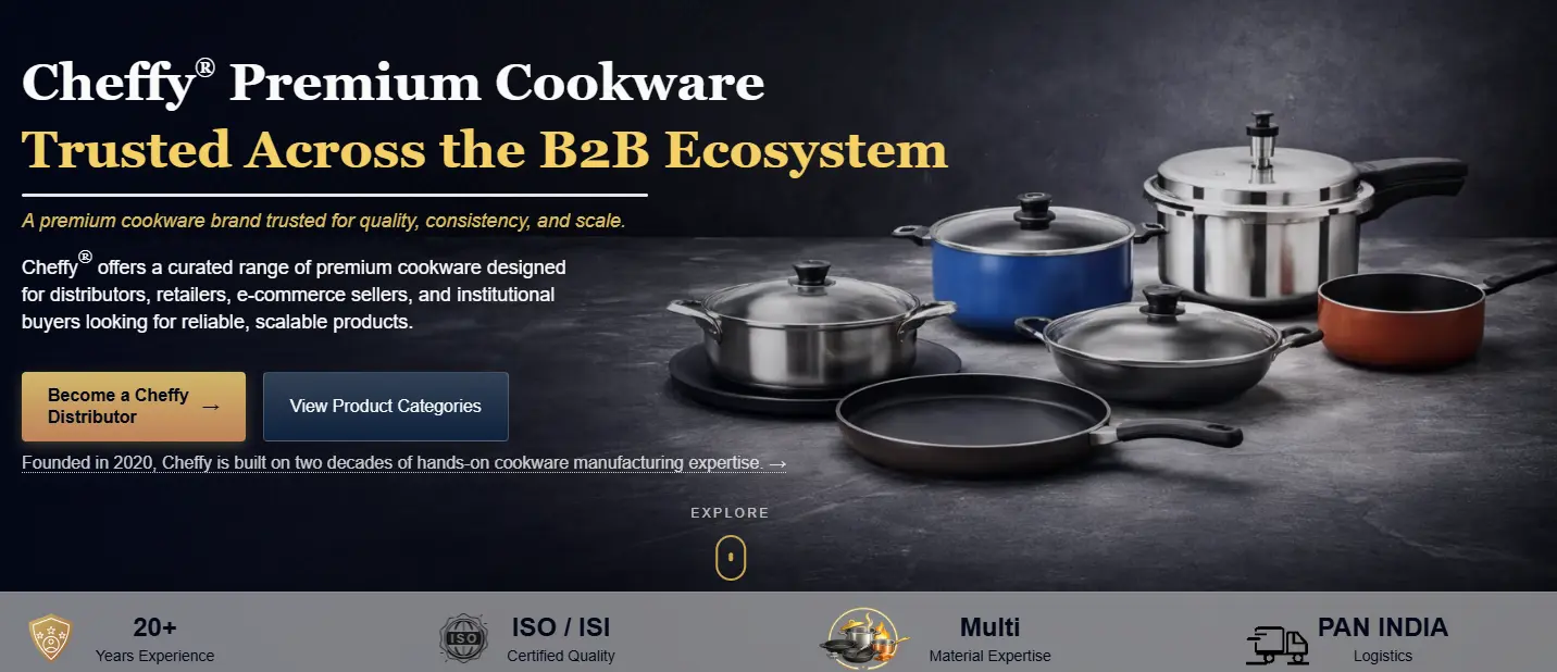 Contact Cheffy Cookware Manufacturer | For Distributors & B2B Quote ...